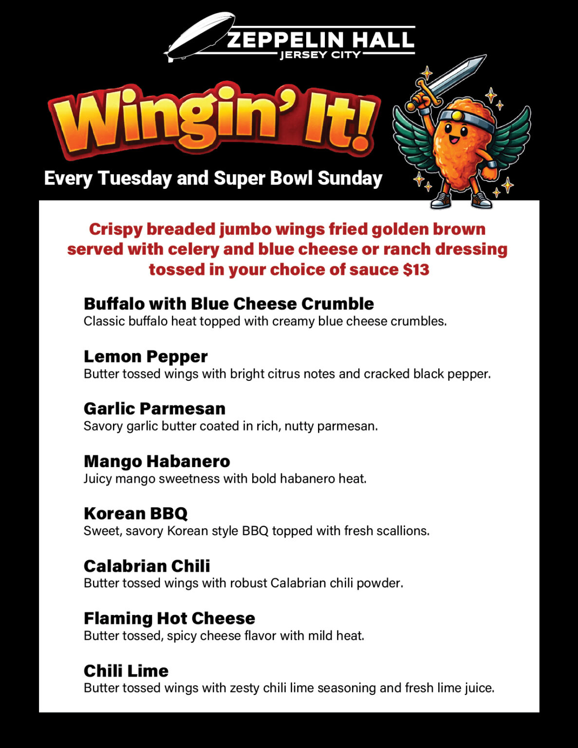 Special Menus